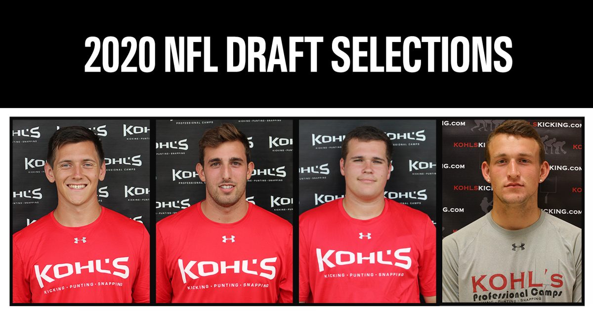 Kohl's Professional Camps | Kohl's Athletes in the 2020 NFL Draft
